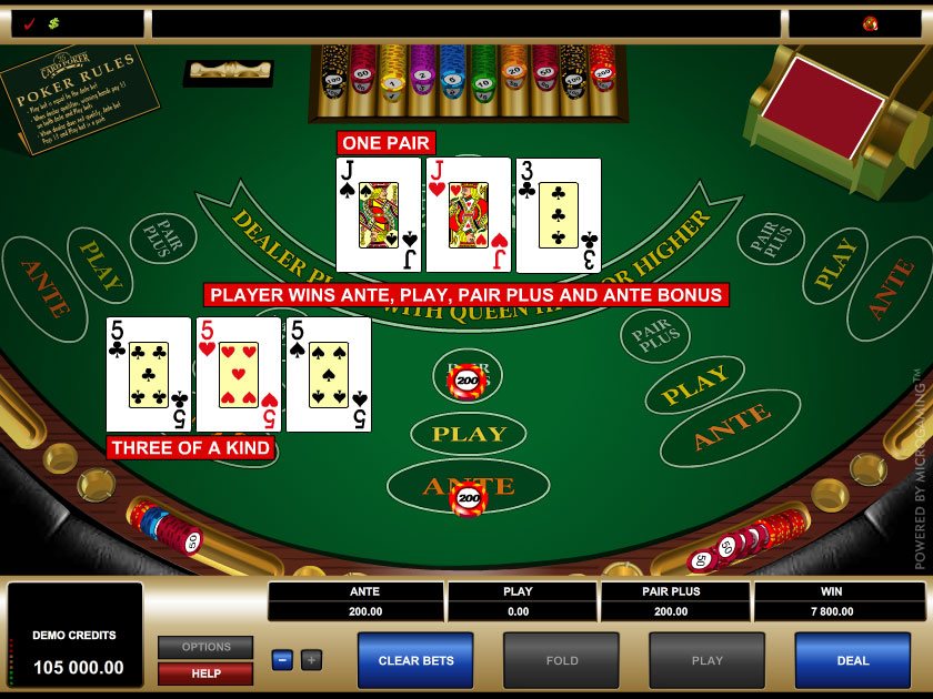 3 Card Poker Games Play Three Card Poker For Real Money Or Free 3 Card Poker Games Play Three Card Poker For Real Money Or Free